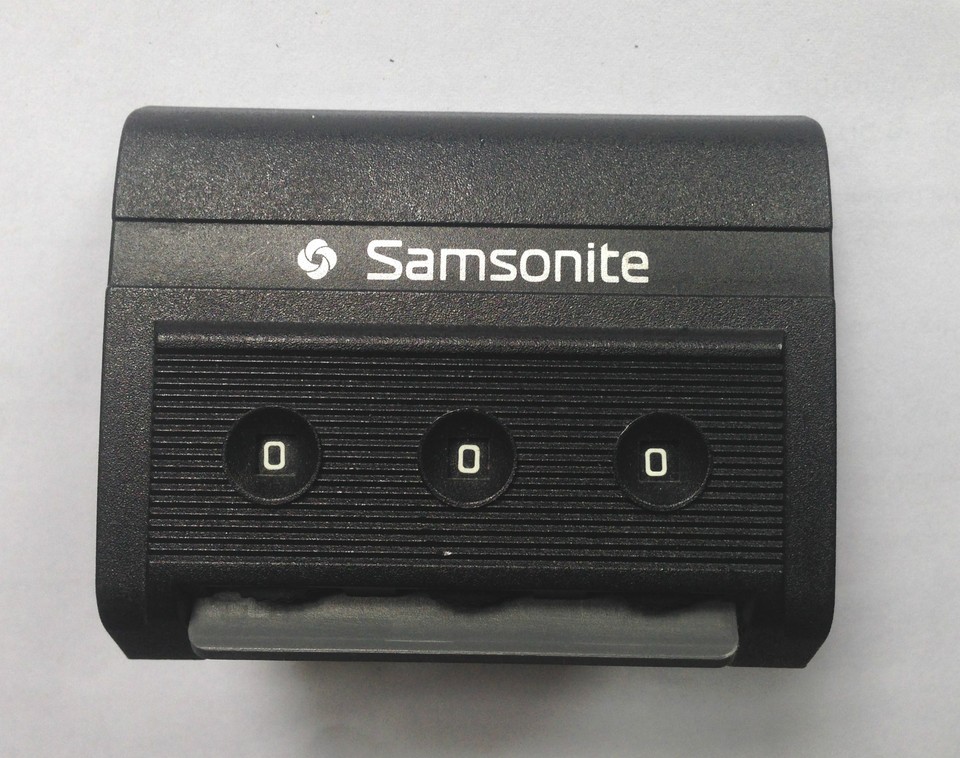SAMSONITE replacement COMBINATION lock OYSTER epsilon SUITCASE spare ...