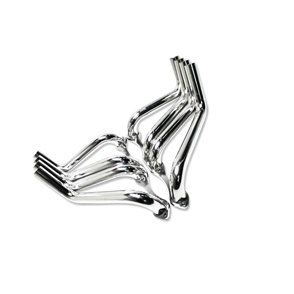 For Chevy Small Block Ceramic Coated Steel Zoomie Tube Headers ...