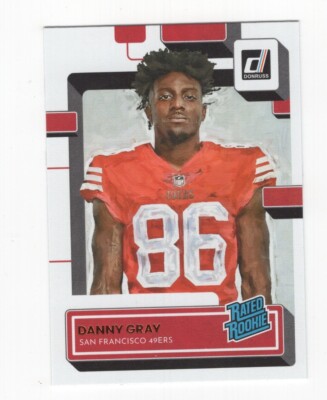 2022 PANINI DONRUSS FOOTBALL CANVAS RATED ROOKIE DANNY GRAY 49ERS #333 ...