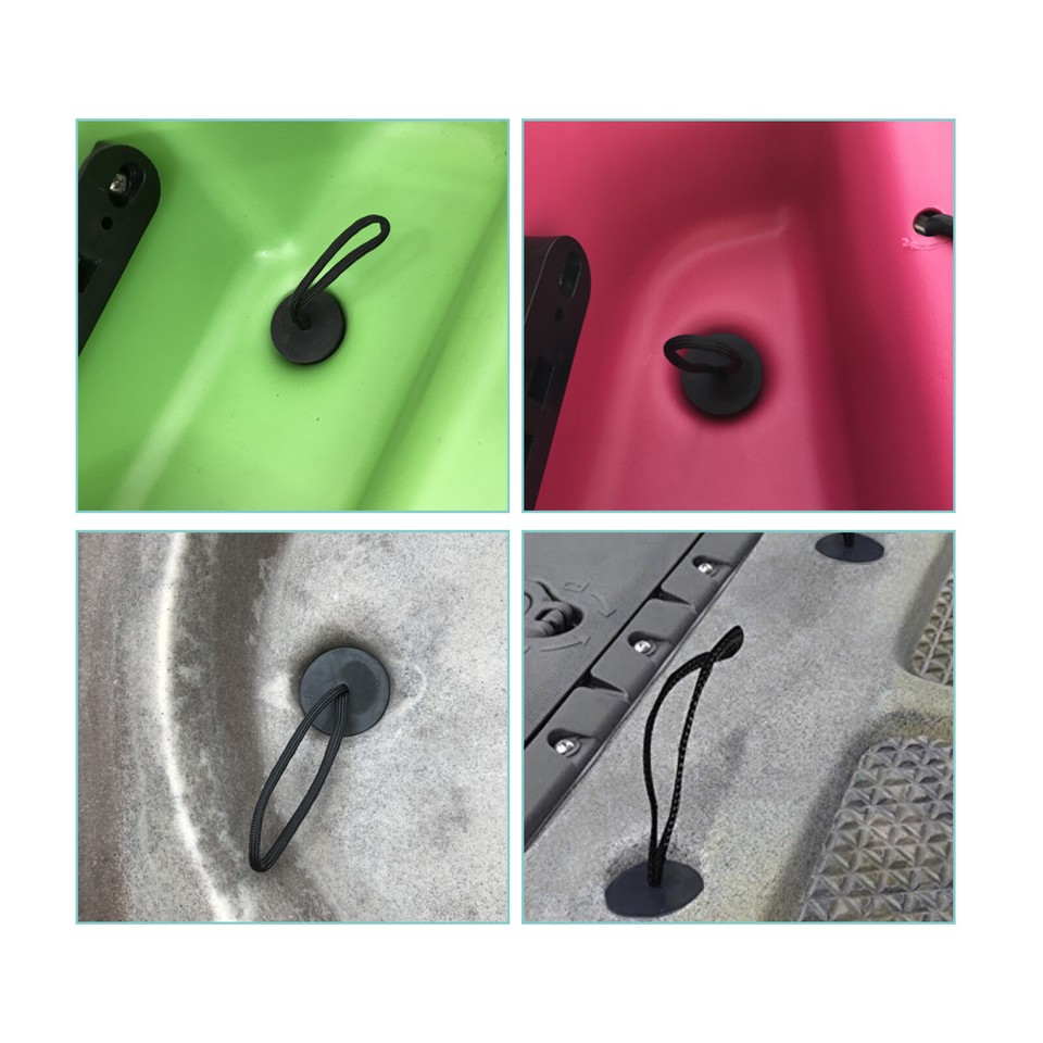 4PCS Silicone Kayak Scupper Plug Kit Canoe Drain Holes Stopper Bung ...
