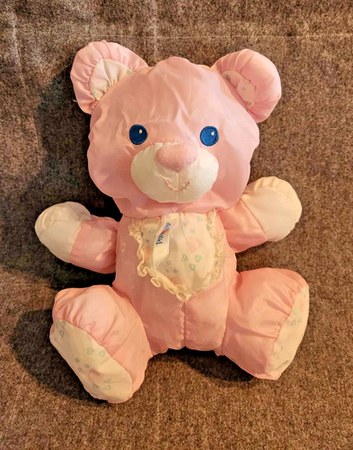 EUC! Vtg 1994 Fisher Price~Puffalump~Pink Baby Teddy Bear Plush w ...