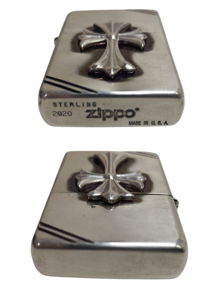 Zippo lighter items ZIPPO Sterling Silver Zippo Lighter Pure Silver ...