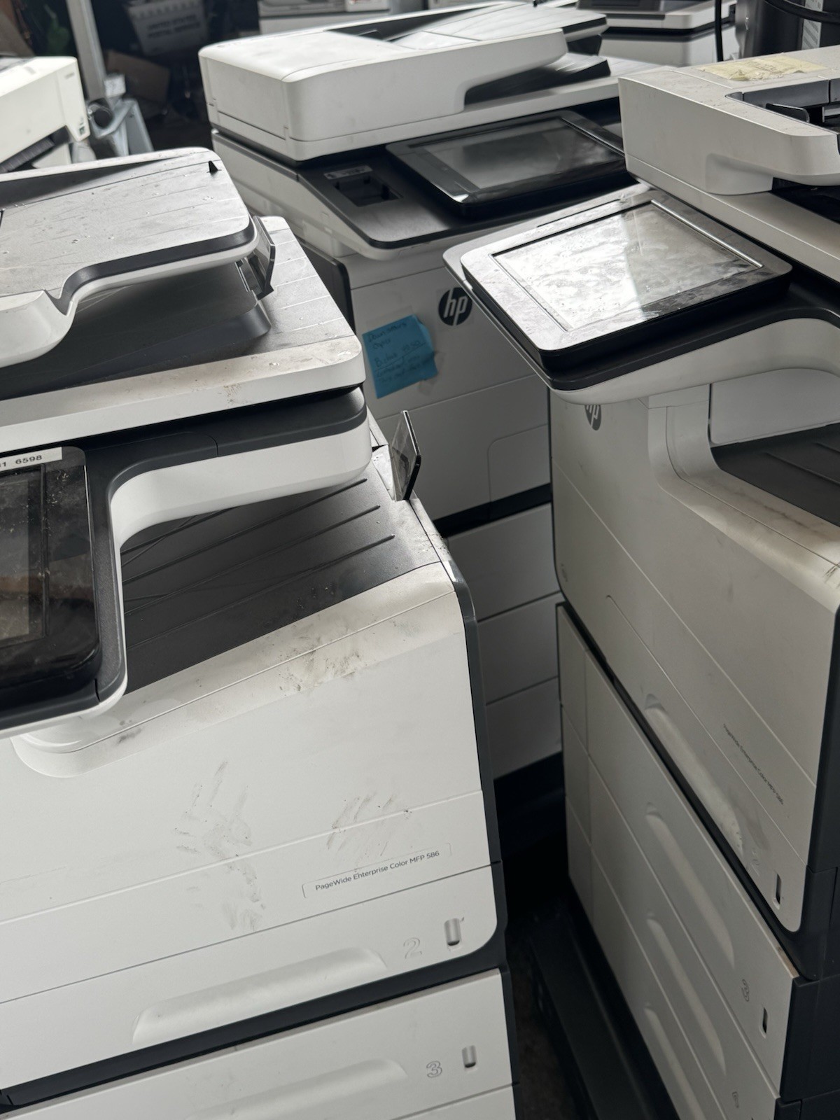 HP PageWide Enterprise Color MFP 586 - lot Of 10 Copiers. | eBay