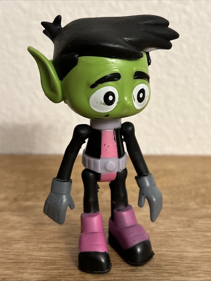 Teen Titans Go Mini Beast Boy 4.5" Action Figures Plastic Toy | eBay