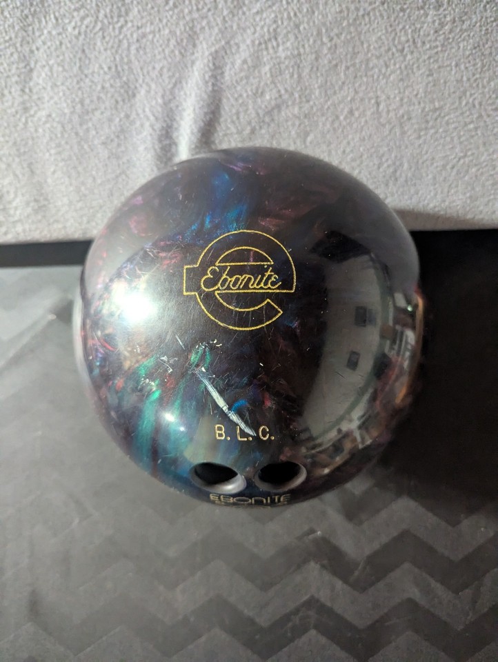 Ebonite Magnum Swirl Bowling Ball 12lb 3oz Used | eBay