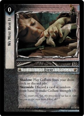 LOTR TCG BOHD Battle of Helms Deep WE MUST HAVE IT 5C30 Foil NM/MINT | eBay