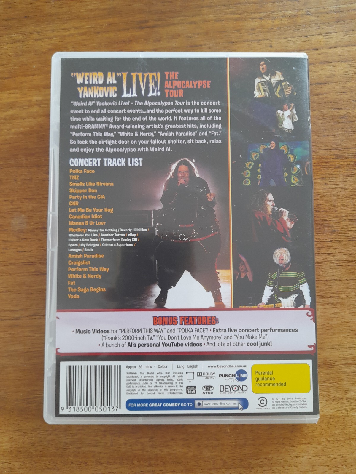 Weird Al Yankovic - Alpocalypse (DVD, 2011) Region 4 9318500050137 | eBay