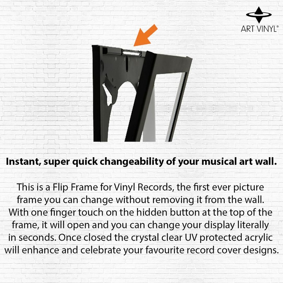 Art Vinyl LP Flip Frame that holds Double albums - The Original Best LP ...