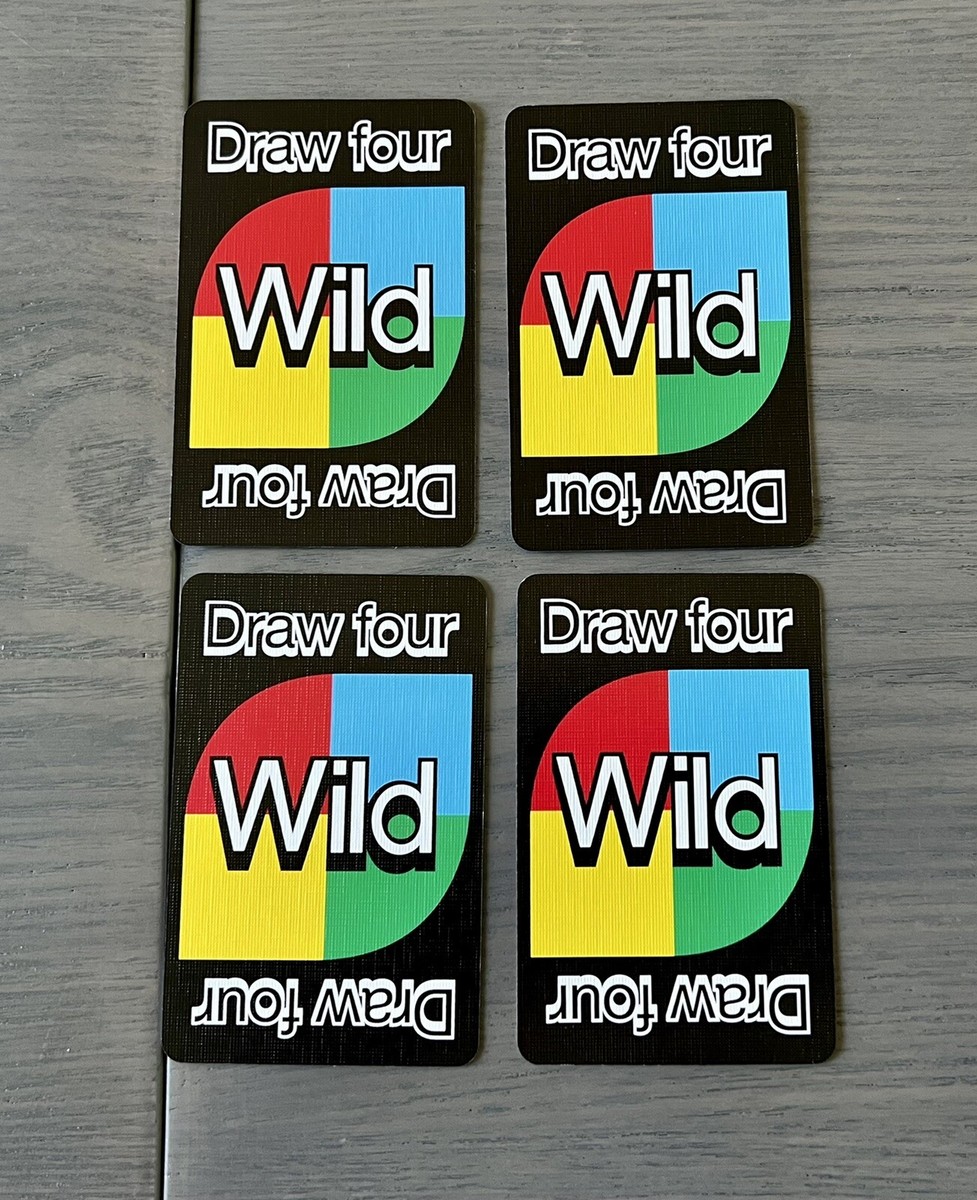 Wild Draw Four Uno Card