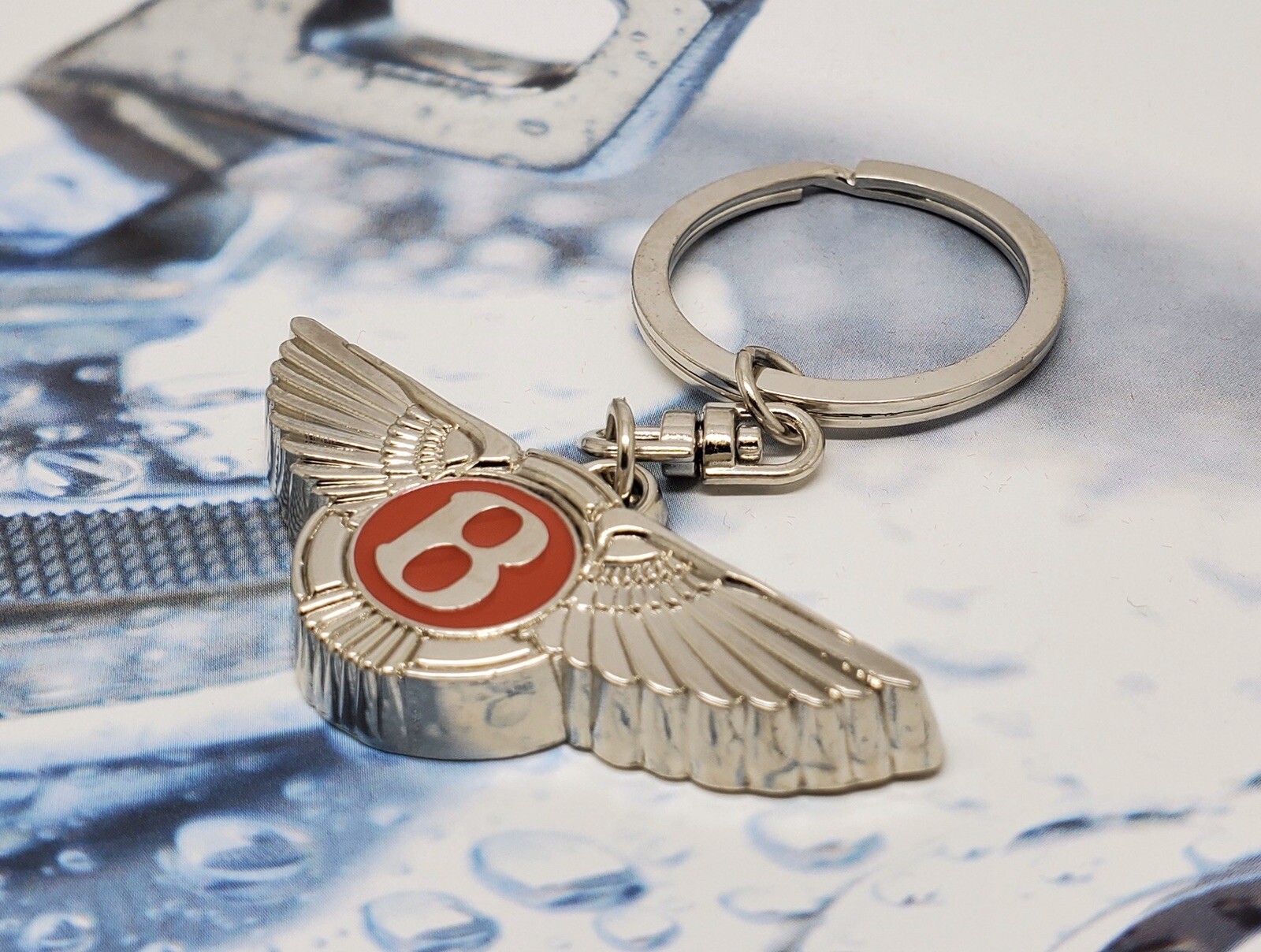 Bentley Key Chain Key Ring Steel Keychain Red Label item#KC02 | eBay