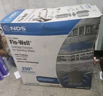 NDS FWAS24 Flo-Well Drainage Tank 50 Gal. Black Flowell | eBay