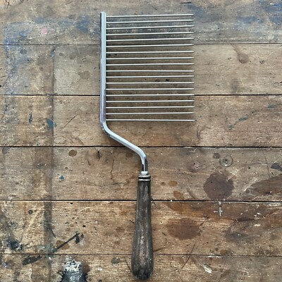 VINTAGE ANGEL FOOD CAKE BREAKER COMB SLICER SERVER STERLING SILVER ...