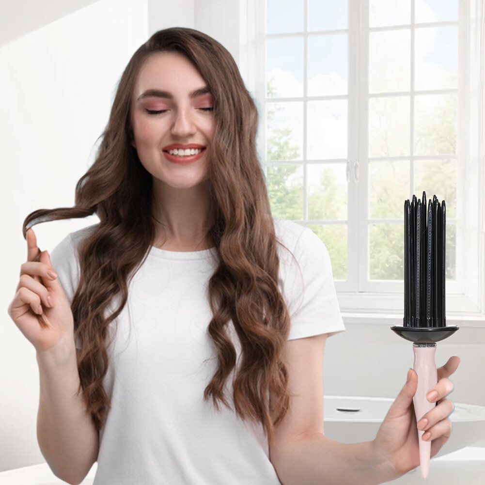 Air Volume Comb 17 Teeth Hair Curling Roll Comb Hairdressing Salon Tool ...