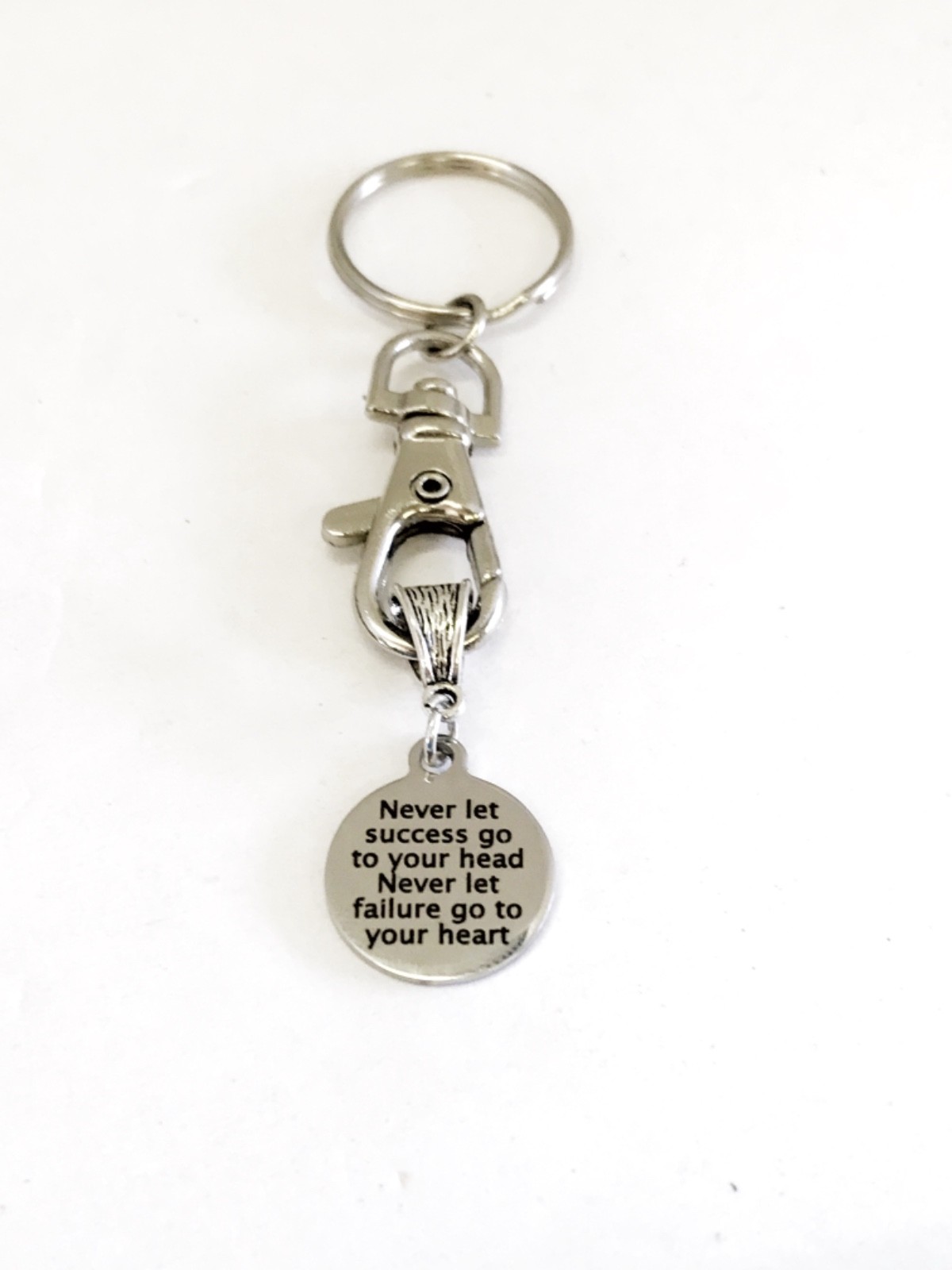 Motivating Keychain, Never Let Success Go To Your Head, Never Let ...