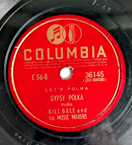 Bill Gale - Beer Barrel Polka Gypsy Polka 78 RPM COLUMBIA | eBay