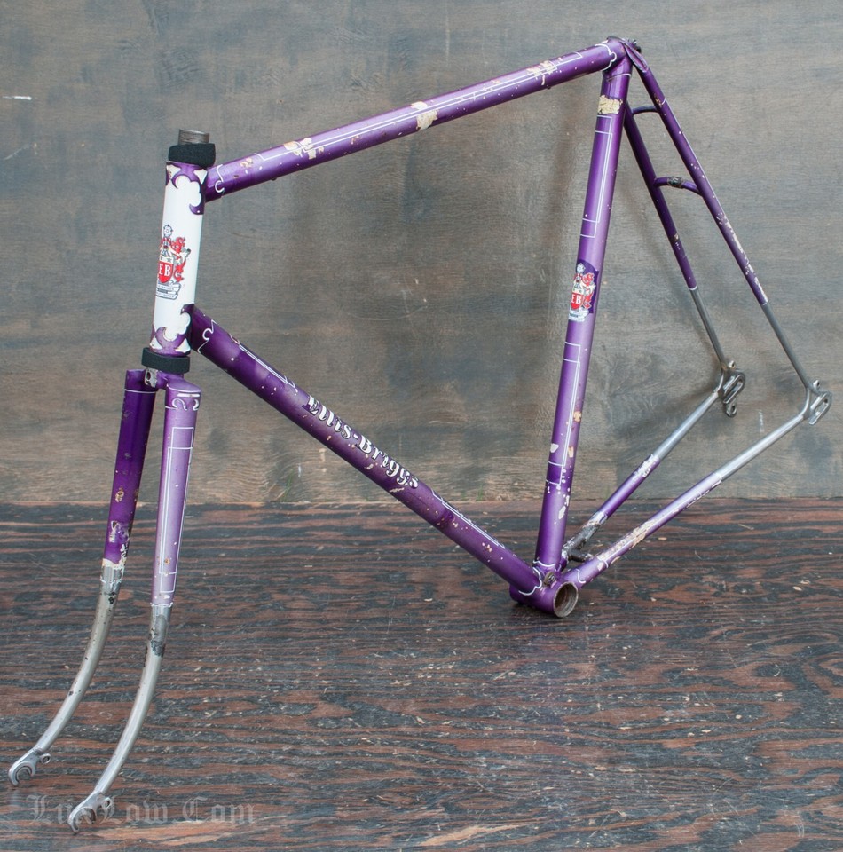 Vintage Ellis Briggs RoadBike FRAME & FORK 531 Reynolds Steel Bicycle ...