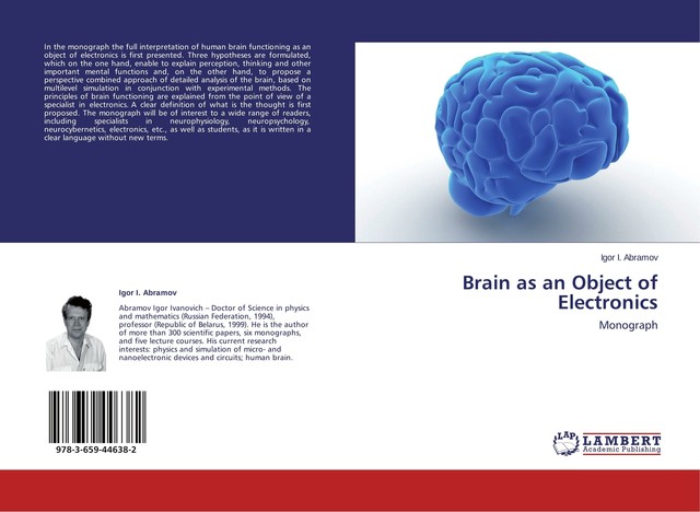 Brain As an Object of Electronics von Igor I. Abramov (2013 ...