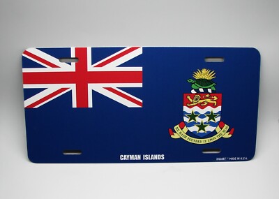 CAYMAN ISLANDS FLAG METAL CAR NOVELTY LICENSE PLATE AUTO TAG | eBay