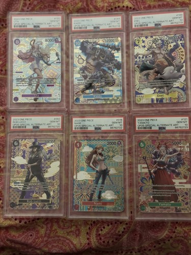 SEQUENTIAL Set SP One Piece TCG OP05 LOT Awakening English PSA 10 Nami ...