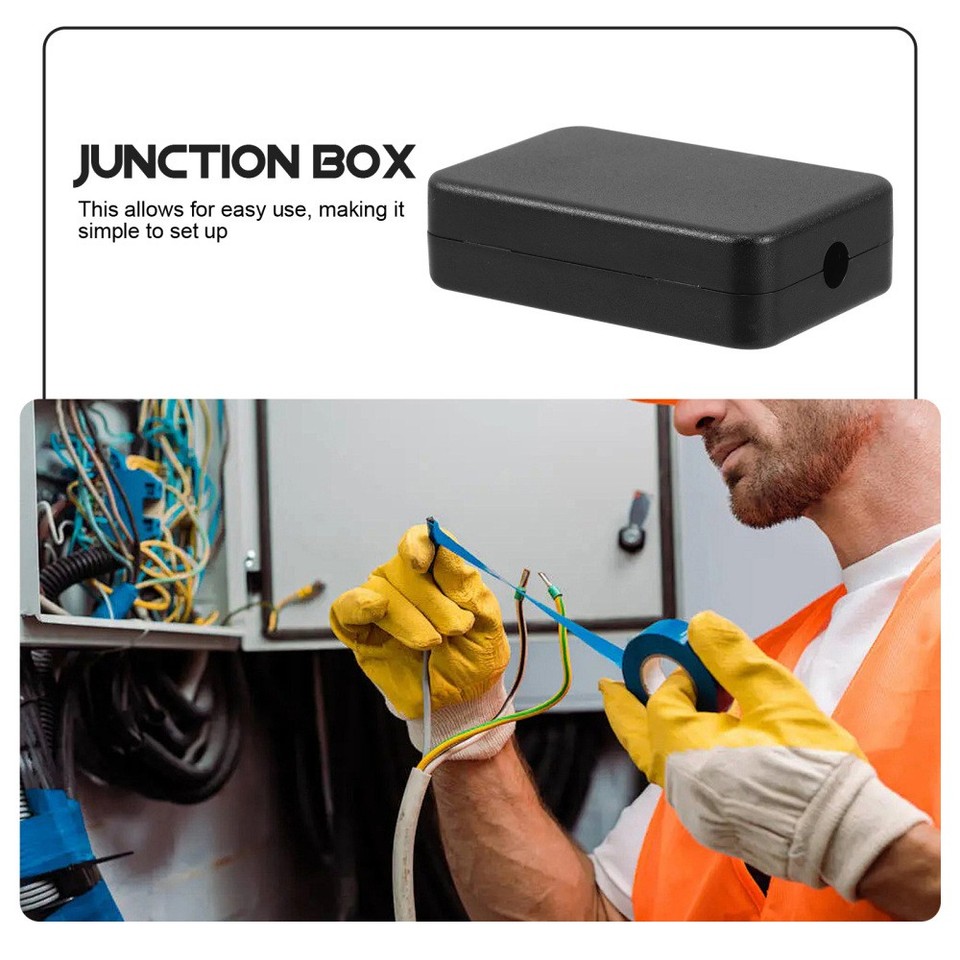 10 Pcs Electronic Junction Box Electrical Case for Projects Small Abs ...