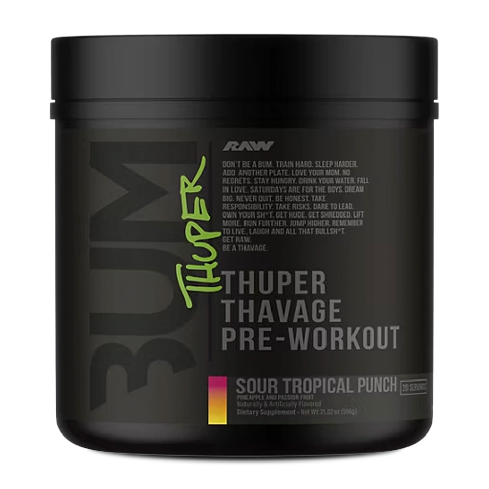 Raw Nutrition x CBUM Thuper Thavage, Muscle Growth & Strength - 20 ...