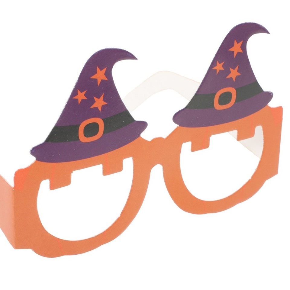 6 pcs Halloween Glasses Prop Halloween Party Eyeglass Frame Cosplay ...