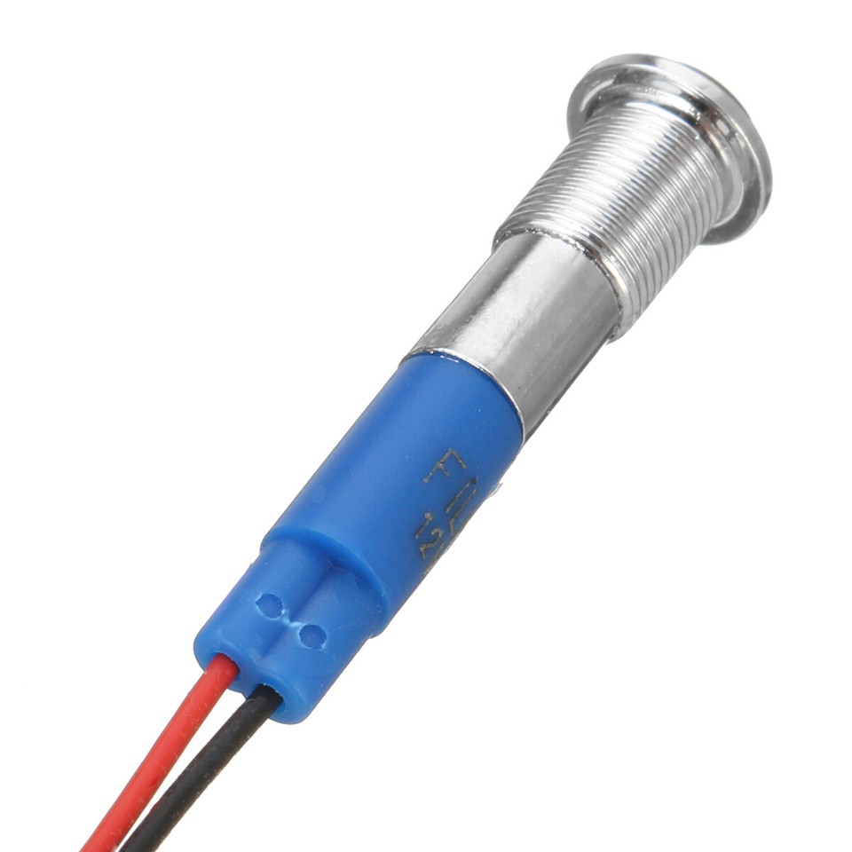 12V 5 colors Led Panel Indicator Lights Lamp Pilot Dash For Car Truck ...