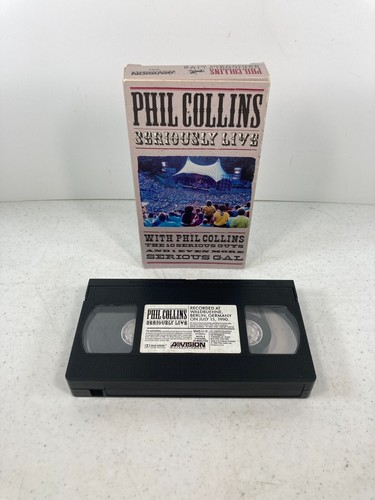 Phil Collins Seriously Live VHS | eBay
