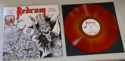 Redrum Disarm And Survive Power Corrupts Orange Red Transparent Vinyl ...