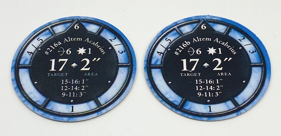 Mage Knight 2.0 LE 2003 Single: Altem Acabrius with Box and Tokens (A&B ...