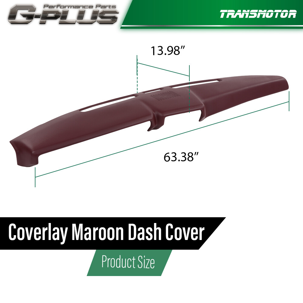 Covers For Ford F-250 Ford Dash Cover – Maroon Dashboard Pad For 1980 ...