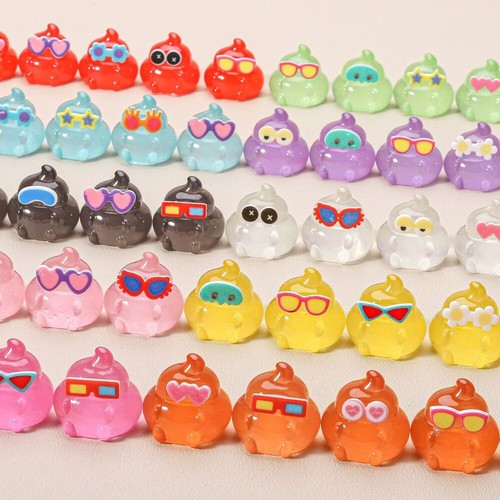 5pcs Resin Luminous Poop Ornament Glow Luminous Toys Home Decor | eBay