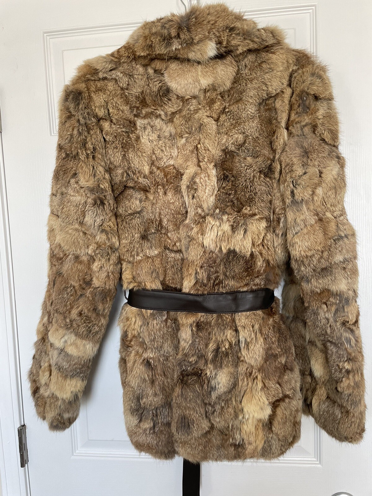 Vintage 100% Authentic Rabbit Fur Coat Size M - Gem