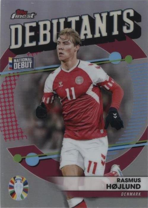 2023 Topps Finest Road to UEFA Euro 2024 - Finest Debutants Rasmus ...