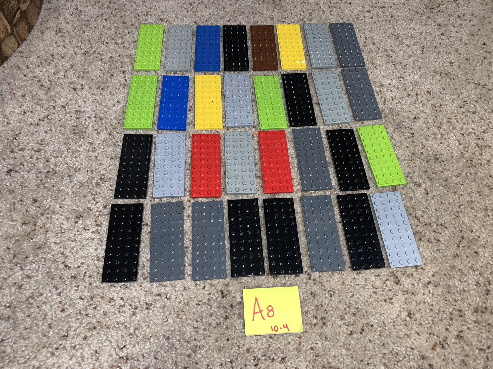 10x4 Lego Platforms Blocks Building Pieces base plate lot parts | eBay