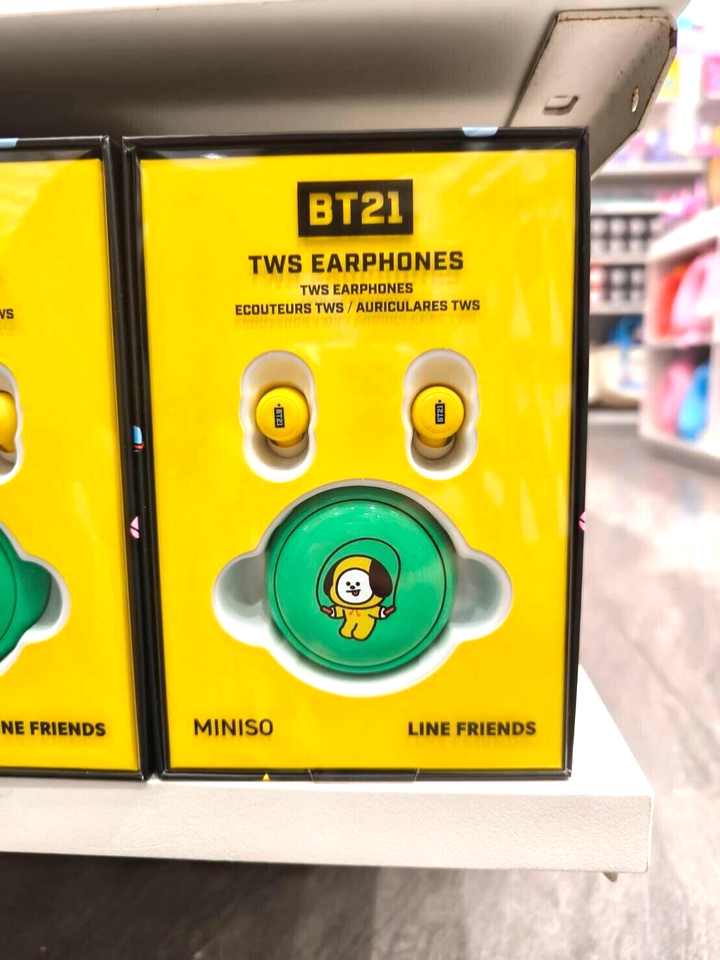 BT21 TWS Earphones Bluetooth Wireless Collect Miniso CHIMMY Express ...
