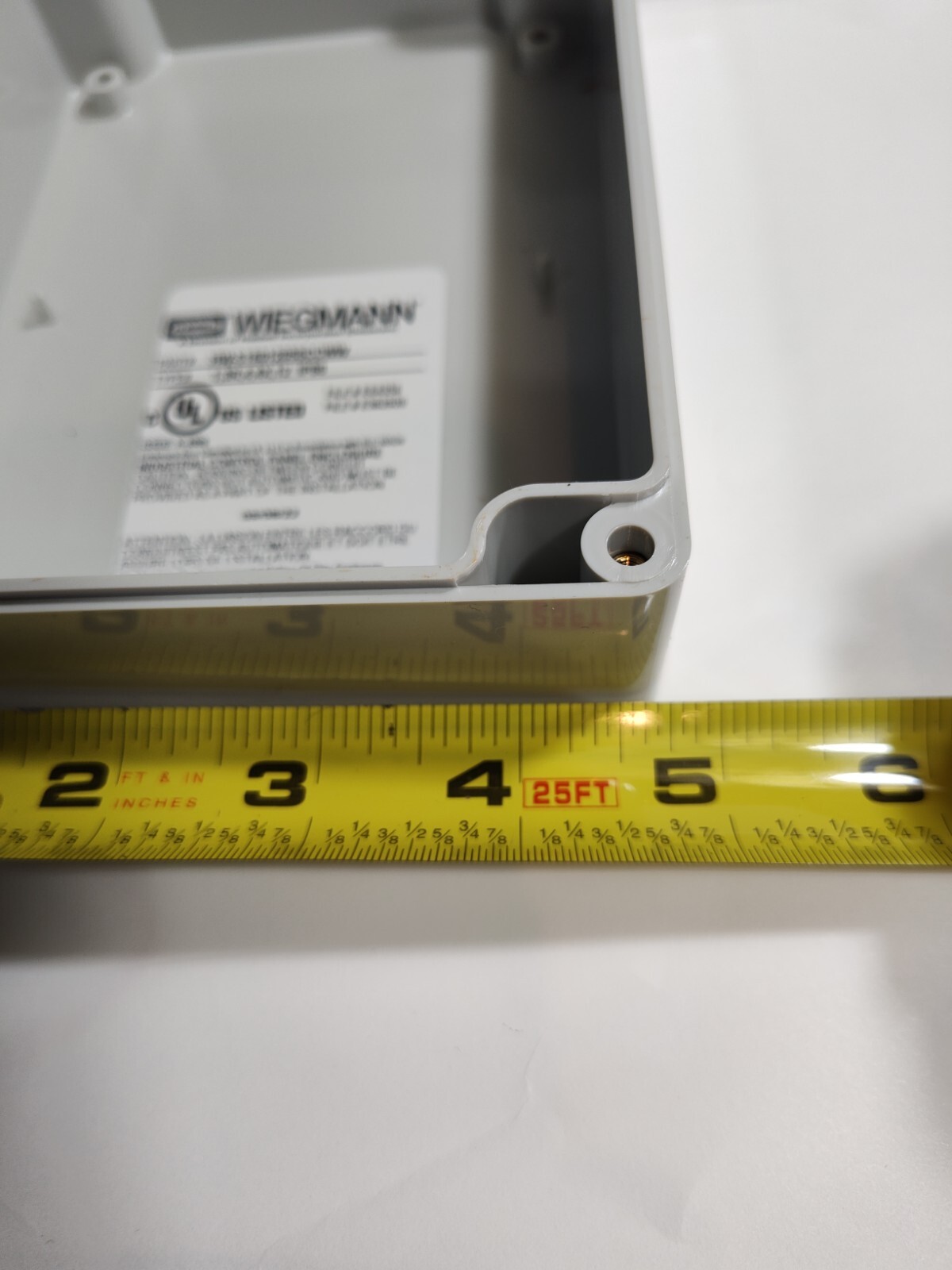 HUBBELL-WIEGMANN HW-S16012055WW Enclosure,6" H x 2" D x 5" W | eBay