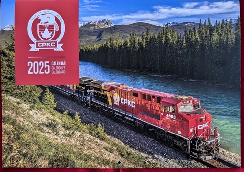 Licensed 2025 CPKC Calendar 14" x 20" Beautiful Custom Photos O All ...