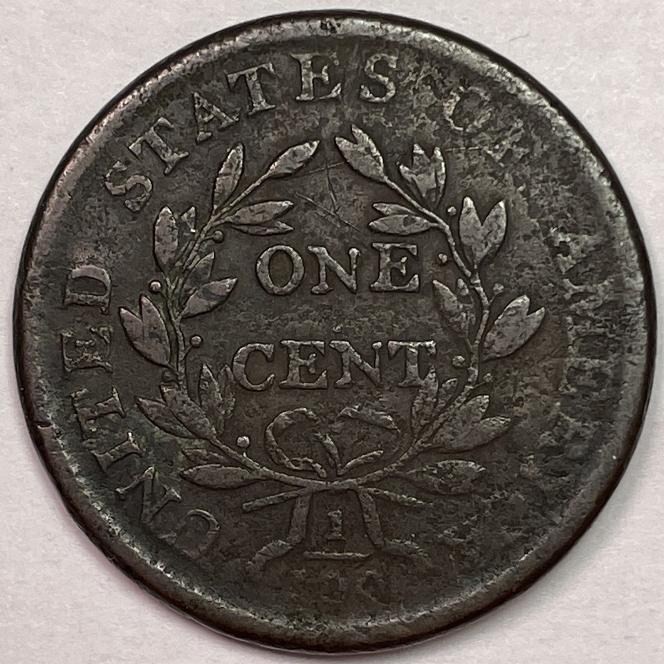 1807 Large Frac Draped Bust Large Cent Choice Very Fine VF+ Coin ...
