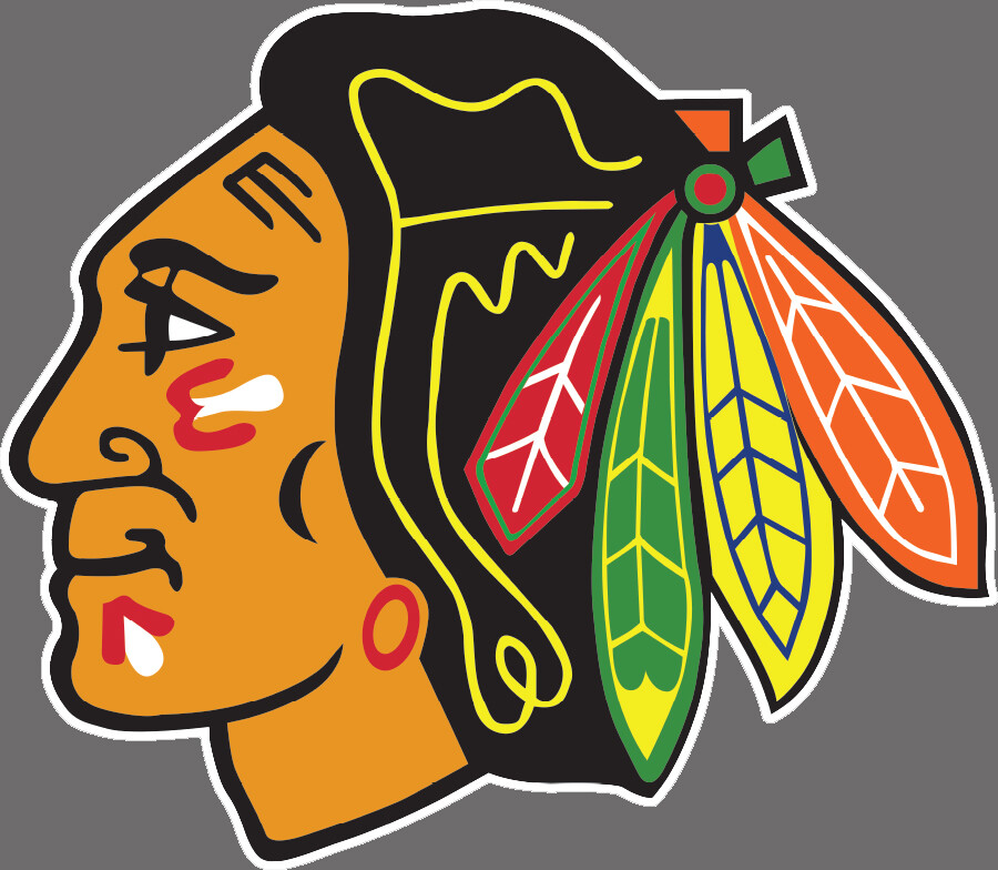 Wall Decal Chicago Blackhawks Logo - NHL Decor Vinyl Art Mural Sport ...