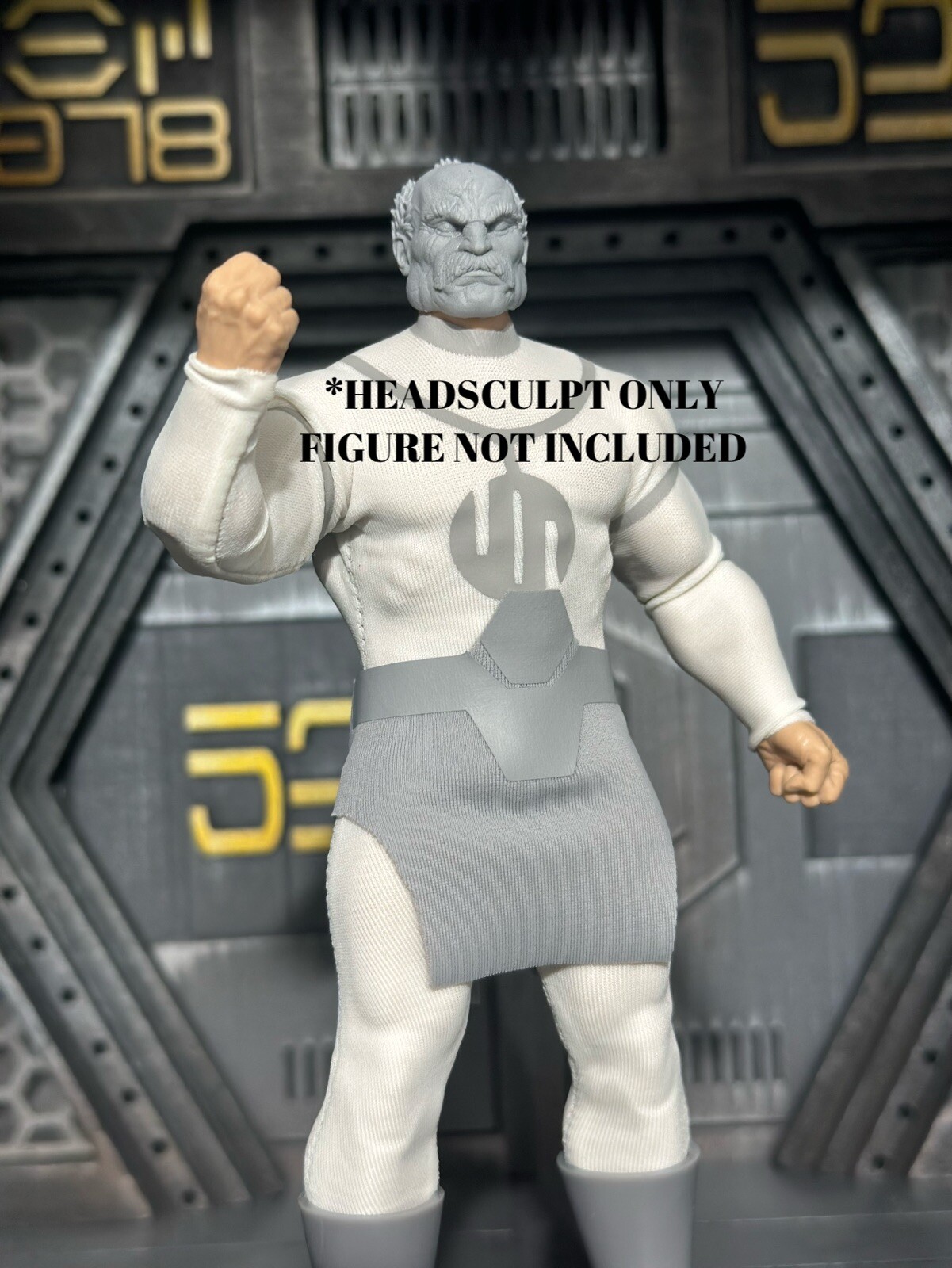 3D Printed - 1/12 Conquest Headsculpt SET ADAM Figure Scale | eBay