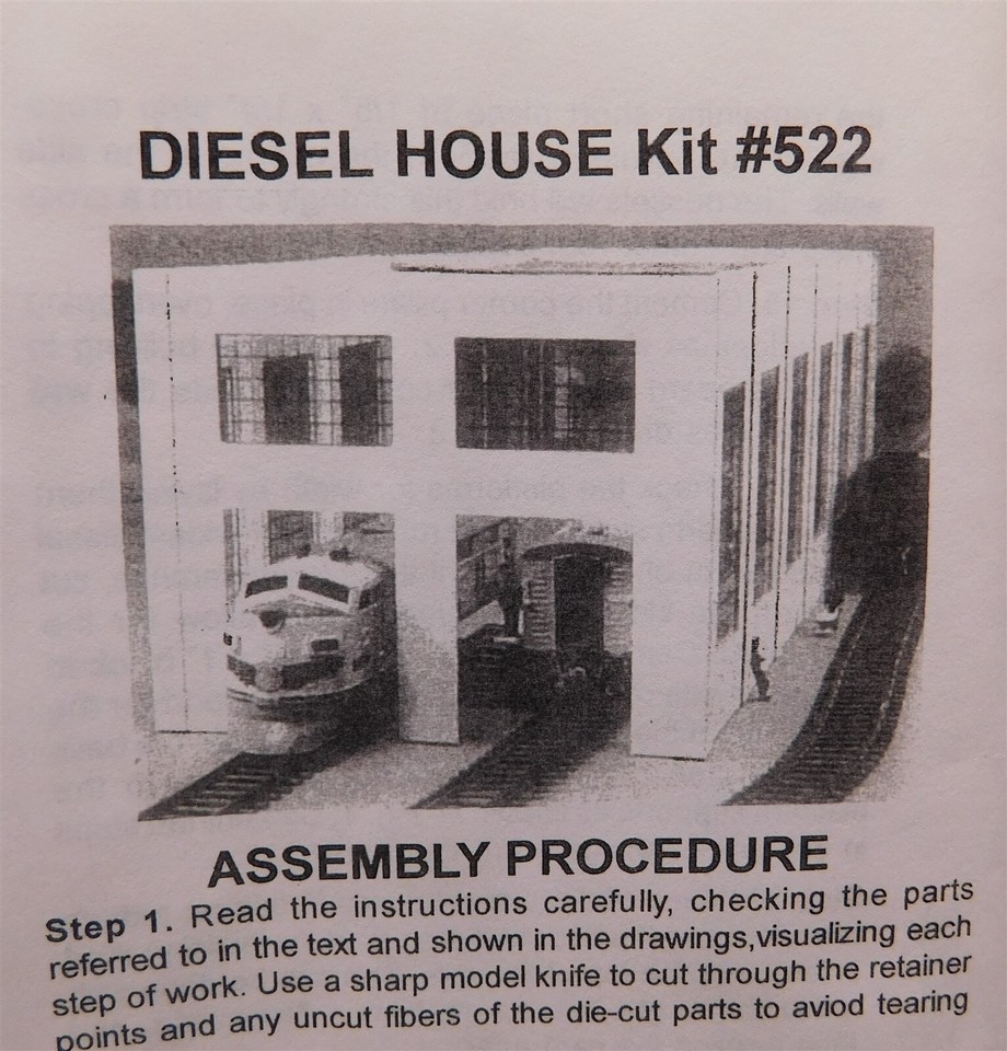 Alpine Division Scale Models #522 HO Scale 2 - Stall Diesel Engine ...