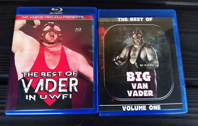 Vader 2 Blu ray lot IVP Wrestling Japan UWFI AJPW Big Van Vader Inoki ...