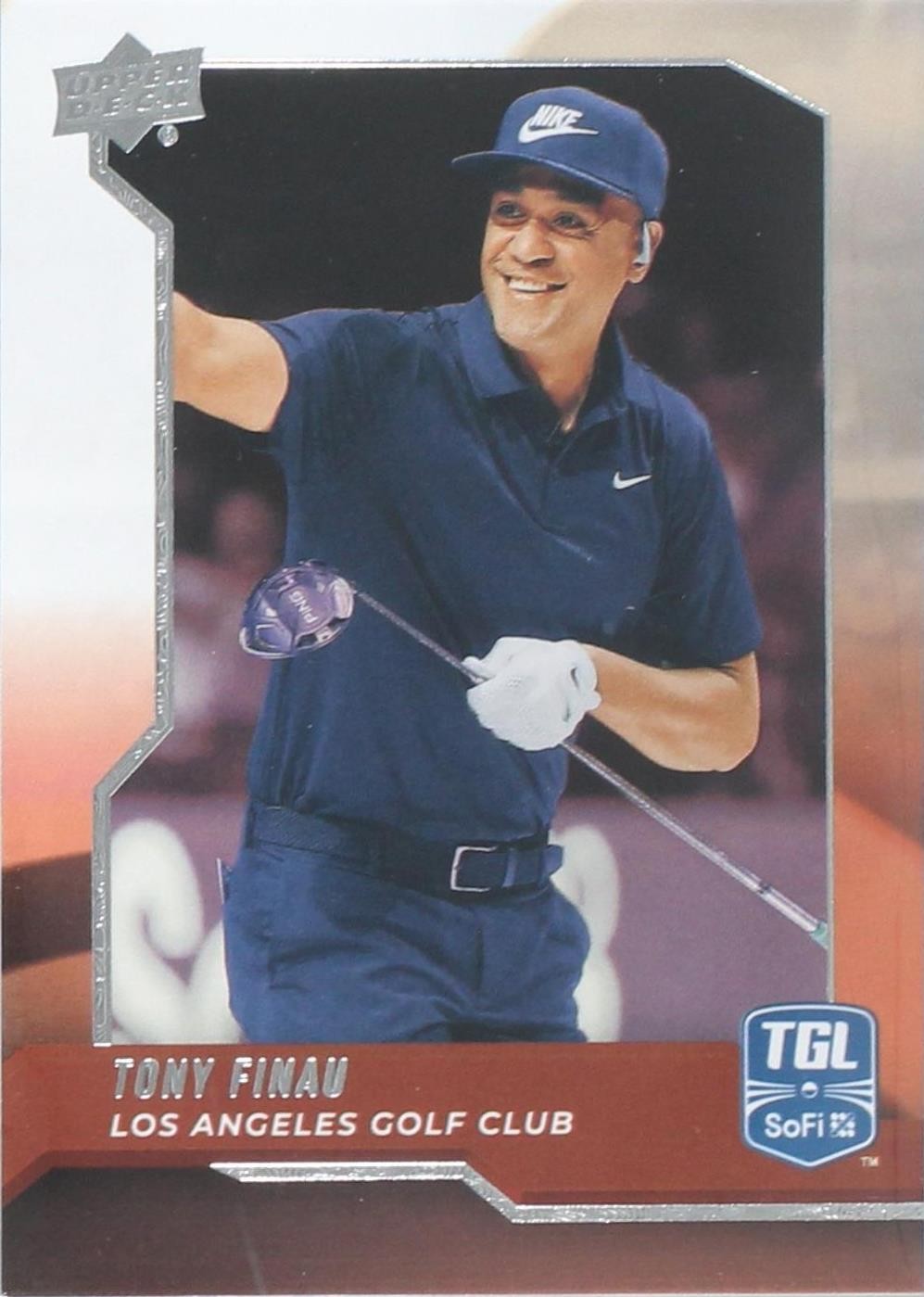 2025 Upper Deck Tgl Inaugural Season - Tony Finau #8 Red for sale ...
