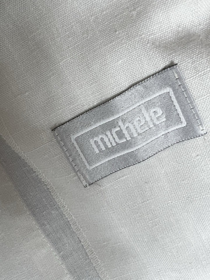 Vintage Carole Little Michele White Linen Skirt Suit Set Blazer ...