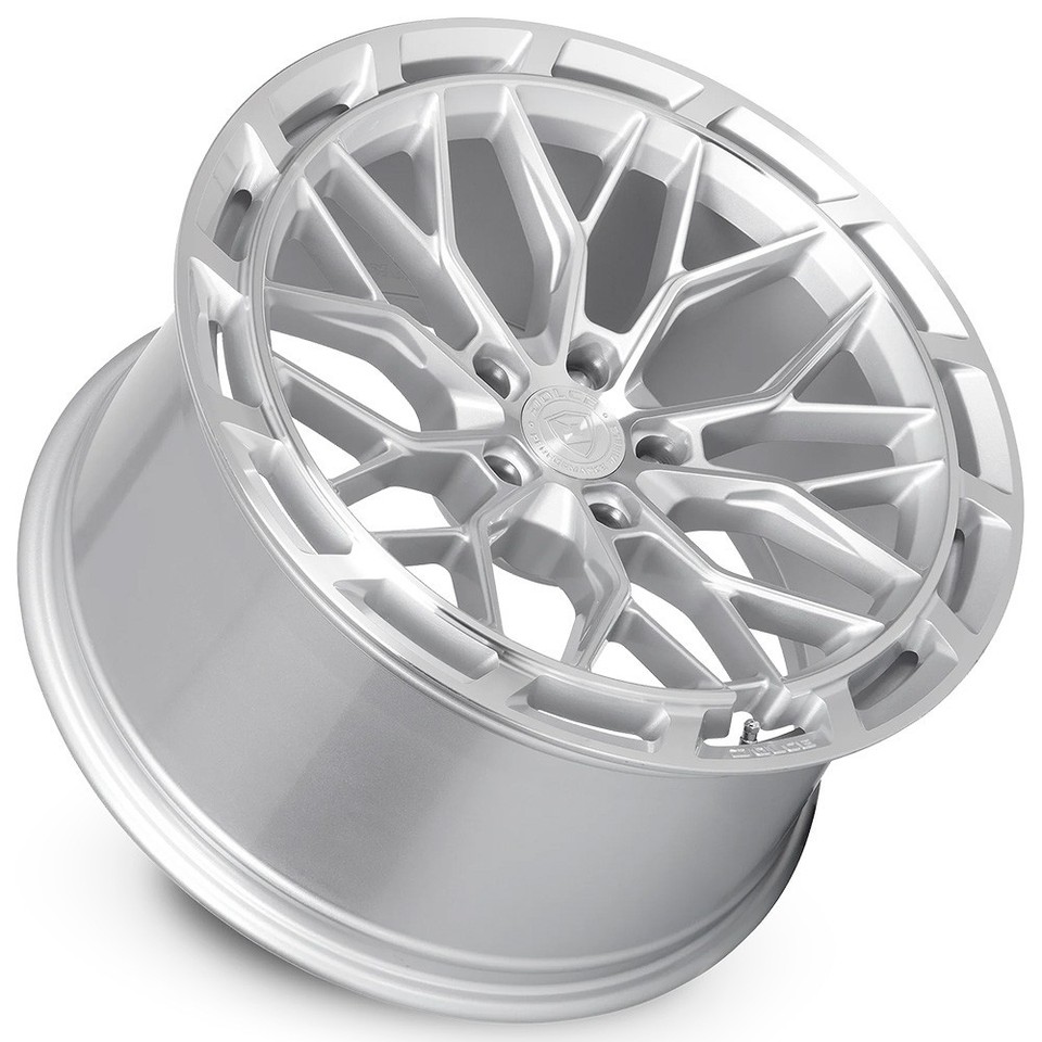 F19x8.5/R19x9.5" Staggered Dolce Performance Wheels Magari Gloss Silver ...