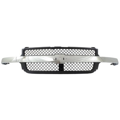 2001-2002 Chevrolet Silverado 2500 HD 3500 Grille Assembly Black with ...