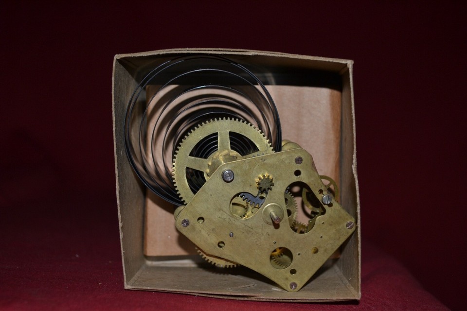 Antique E. Ingraham Chum Single key Alarm Clock Movement * BRAND NEW IN ...