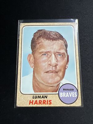 1968 Topps Atlanta Braves Baseball Card #439 Lum Harris | eBay