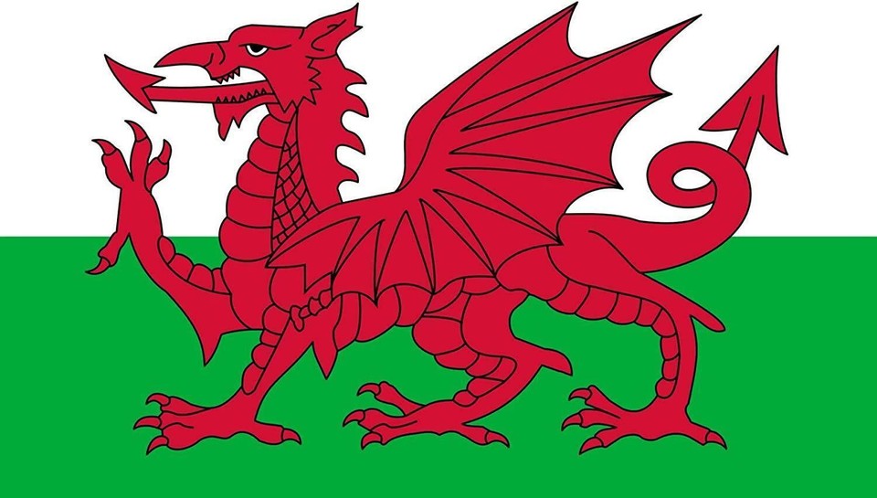 Giant Welsh Flag 2X3FT Wales Dragon CYMRU Rugby Football Sports Game ...